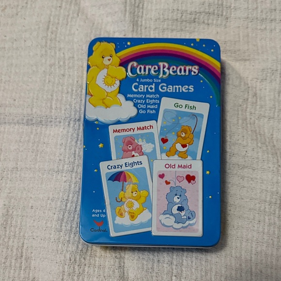 Care Bears | Games | Care Bears Card Games Blue And Yellow | Poshmark